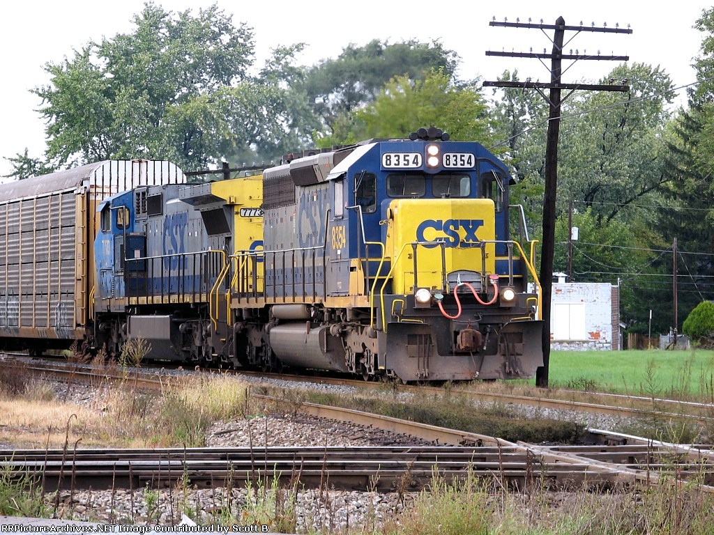 CSX 8354 Q29030...............CSXT 8354 & 7773........................105 cars